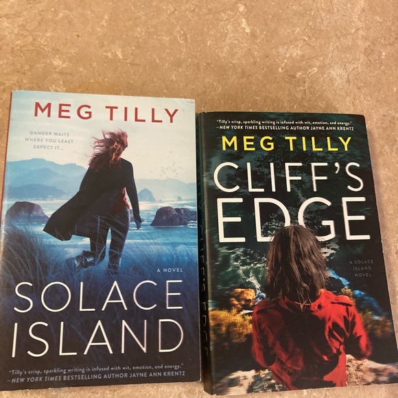 Other | Meg Tilly Book Bundle Solace Island And Cliffs Edge Two ...
